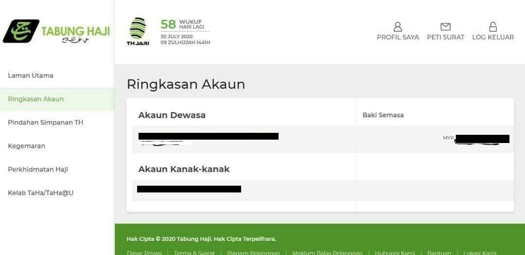 Cara Daftar Tabung Haji Online (THiJARI) Tanpa Ke Kaunter