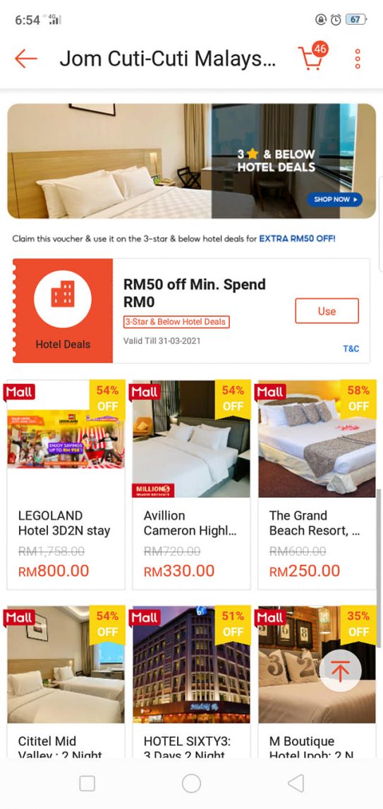 Shopee x Jom Cuti Cuti Malaysia: Cara Dapatkan Voucher Hotel RM100!