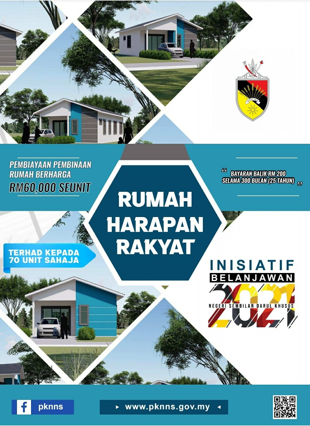 Permohonan Rumah Harapan Rakyat RM60,000 / Seunit