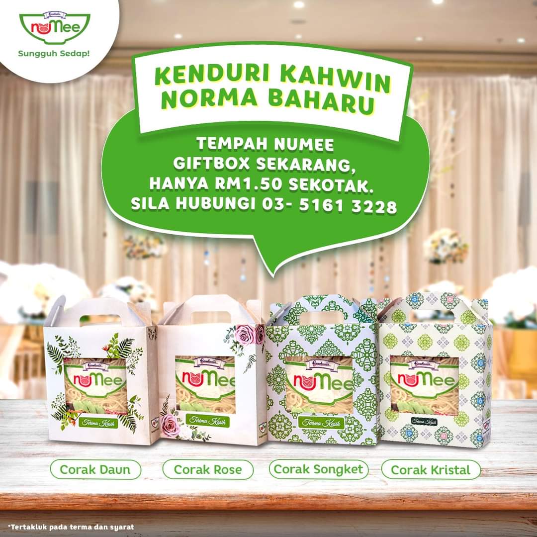 Cara Order Numee Gardenia Untuk Doorgift. Harga RM1.50 Je, Berbaloi!