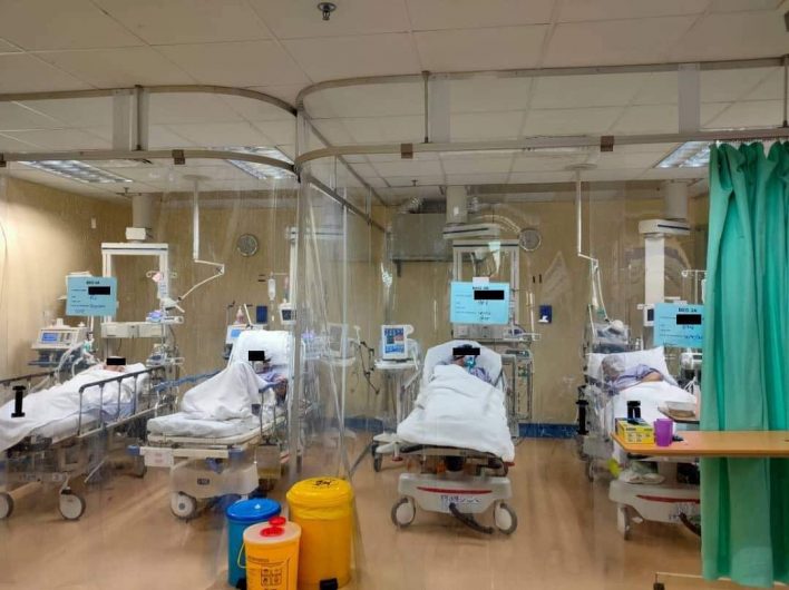 Kadar Penggunaan Katil ICU Kini Mencapai 91%, Lembah Klang 113%