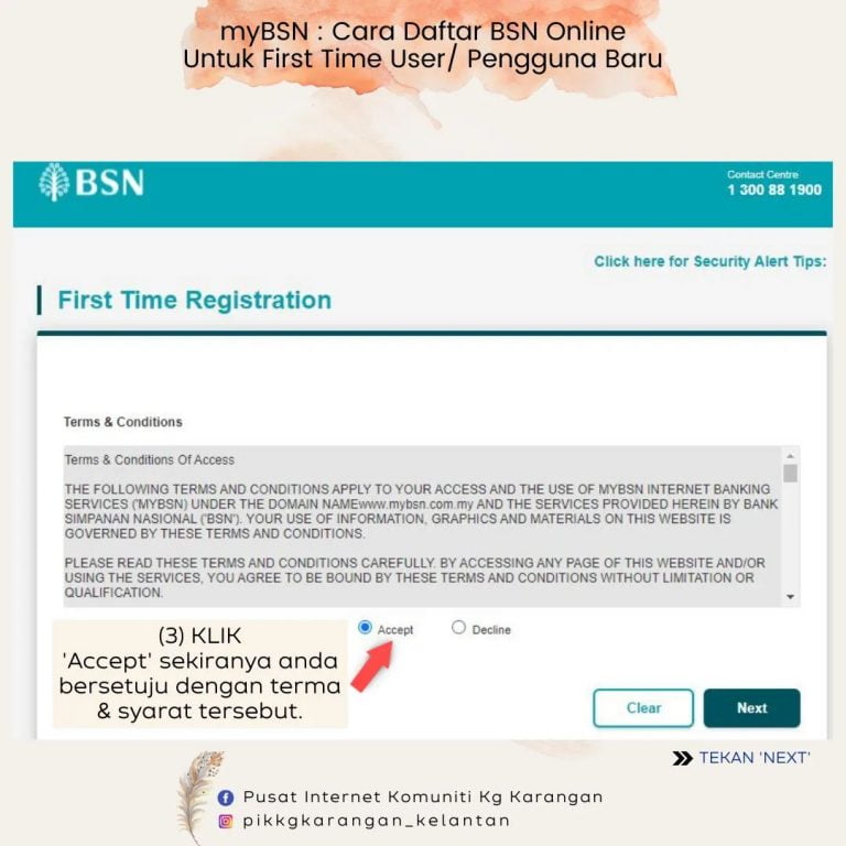 Cara Daftar & Aktifkan BSN Online Banking. Tak Perlu Beratur Lagi!