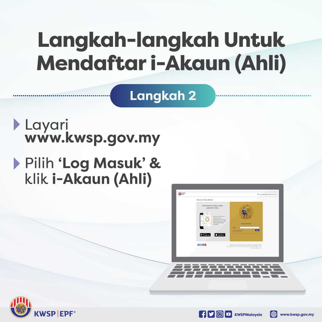 Cara Daftar i-Akaun KWSP Online, Semakan Penyata / Baki Akaun 1 & 2