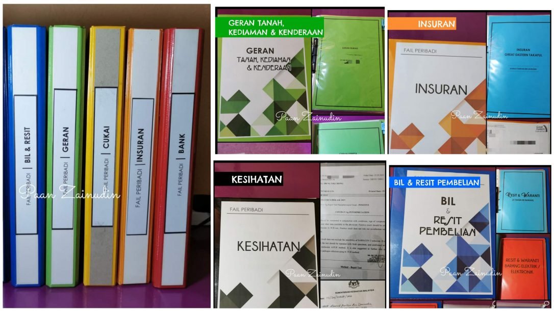 Cara Simpan Bil & Dokumen Penting Dalam Fail, Baru Mudah Nak Cari!