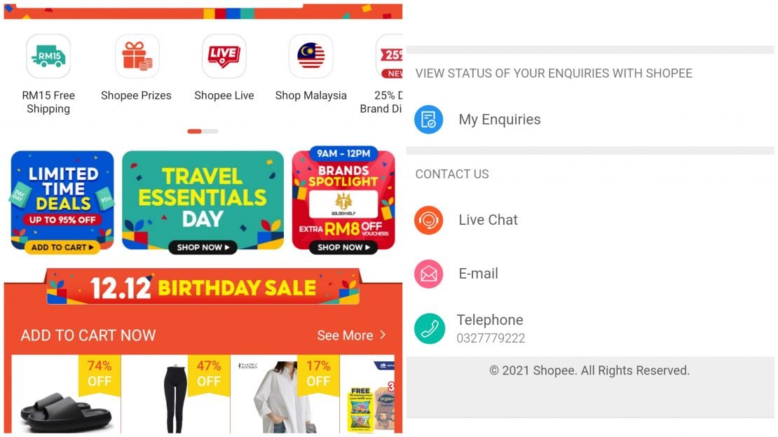 Cara Hubungi Helpline Shopee Malaysia (No Telefon / E-mel / Livechat)