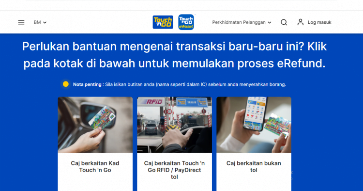 Cara Refund Duit Dalam Kad Touch n Go Yang Rosak, Hilang, 'Expired'