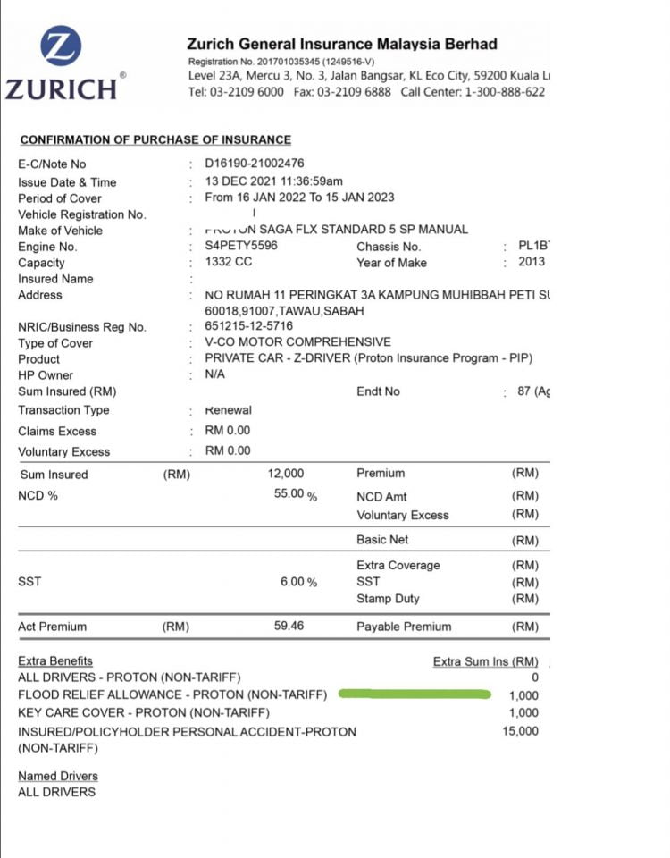Proses, Tips & Cara Claim Insurans Kereta Yang Kena Banjir