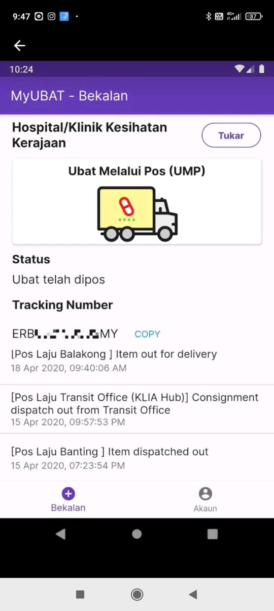 Cara Guna App MyUbat Untuk Temujanji Farmasi & Pos Ubat