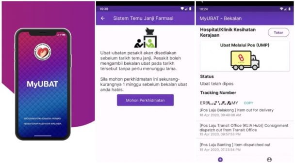 Cara Guna App MyUbat Untuk Temujanji Farmasi & Pos Ubat