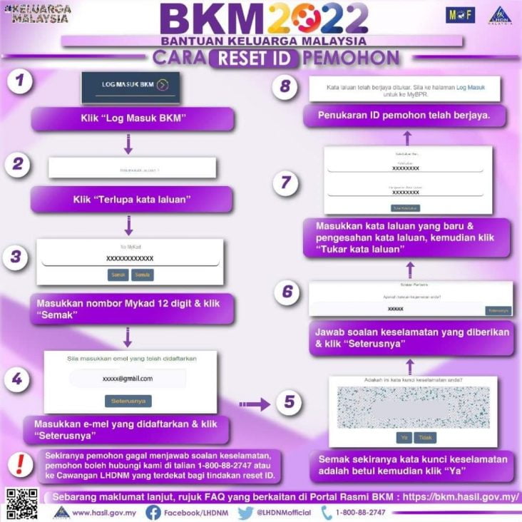Lupa Kata Laluan BKM: Ini Cara Set Semula Password Jika Akaun Disekat