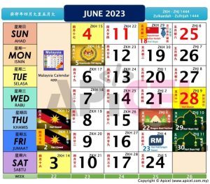 Kalendar 2023 & Tarikh Cuti Umum / Cuti Sekolah Di Malaysia