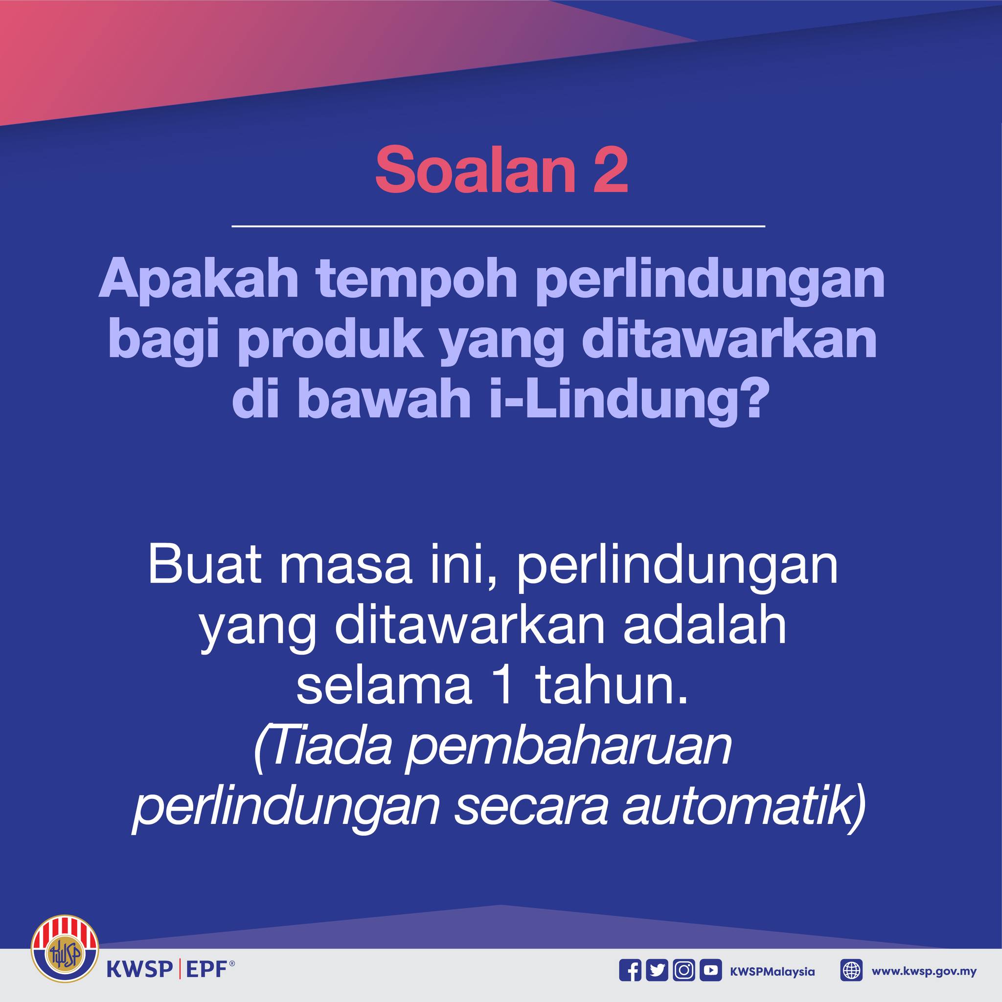 i-Lindung KWSP : Syarat & Cara Permohonan