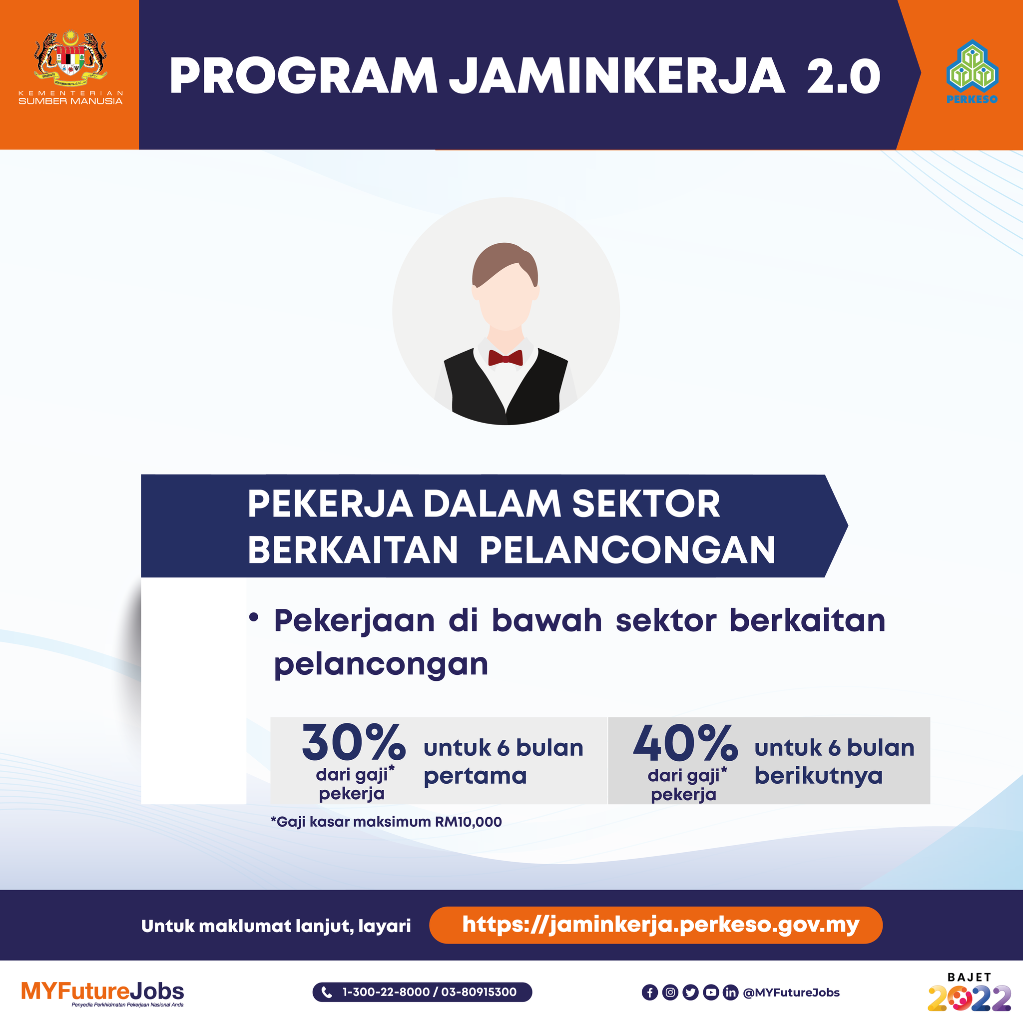 JaminKerja 2.0: Insentif Kewangan Untuk Majikan & Pencari Kerja