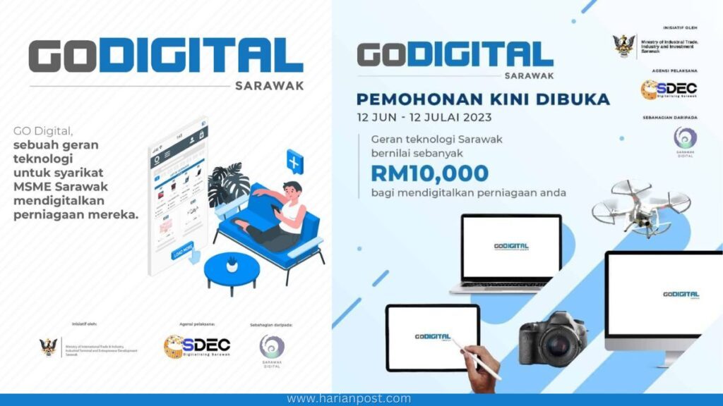GoDigital Sarawak 2023: Syarat Kelayakan & Cara Memohon
