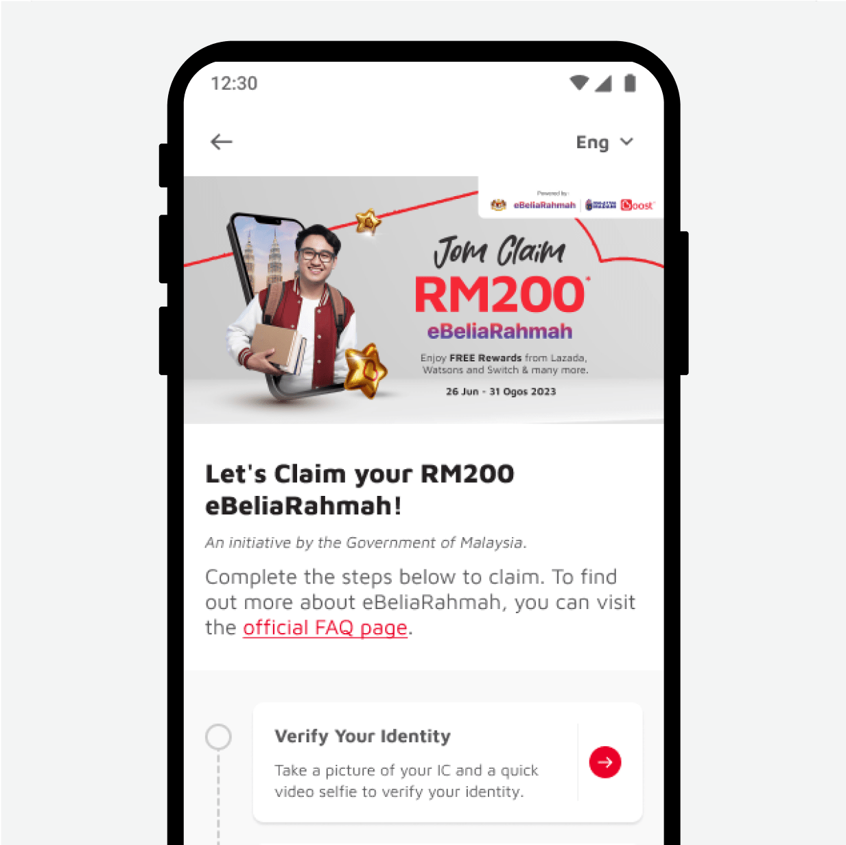 eBeliaRahmah Boost: Cara Tebus RM200 Melalui Aplikasi Boost
