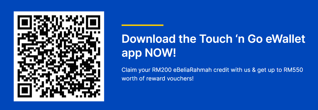 eBeliaRahmah Touch n Go: Cara Tebus RM200 Melalui TNG